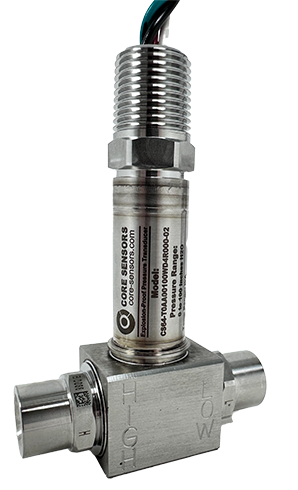 Explosion-Proof Differential Pressure Transducer - CS64 | Core Sensors